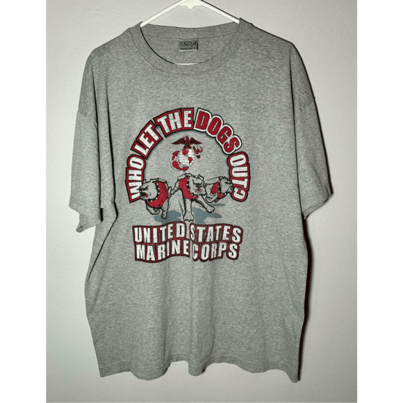 Gear For Sports | Shirts | Vintageusmc Us Marine Corps Who Let The Dogs ...
